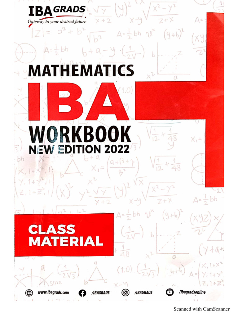 IBA Grads Math Book PDF Guide | PDF