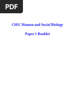 CSEC HSB Syllabus 2022 | PDF