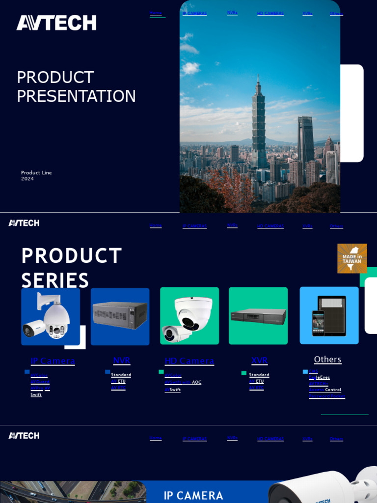 AVTECH Product Line | PDF | Camera | Hdmi