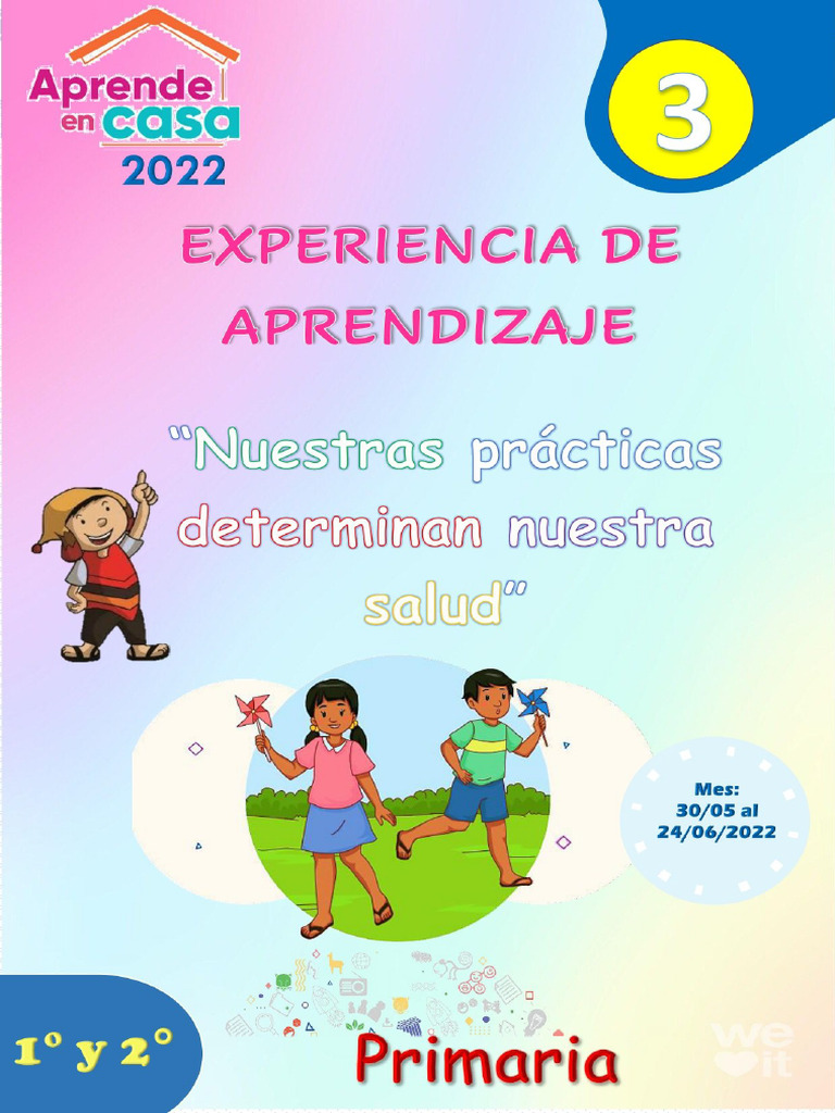Experiencia de Aprendizaje 3 1-2 | PDF