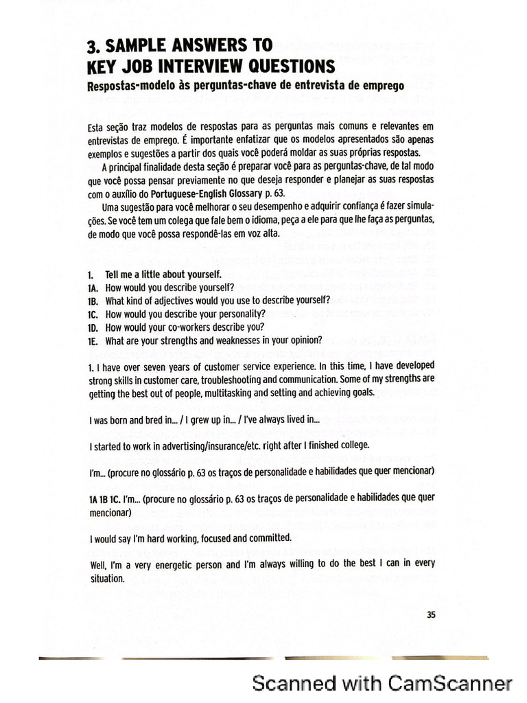 job interview questions | PDF