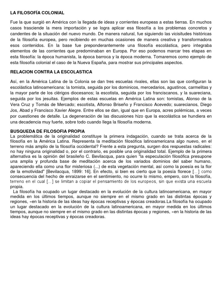 La Filosofía Colonial | PDF | Gobierno | Justicia