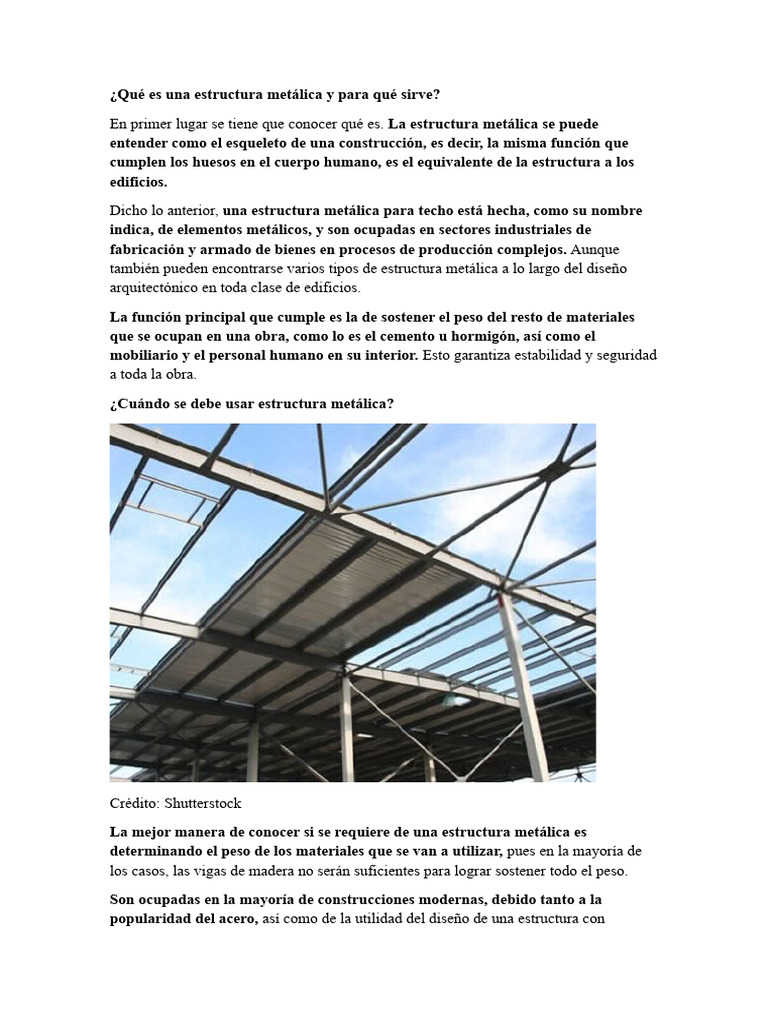 Estructura Metálicas para Techos | Descargar gratis PDF | Bóveda ...