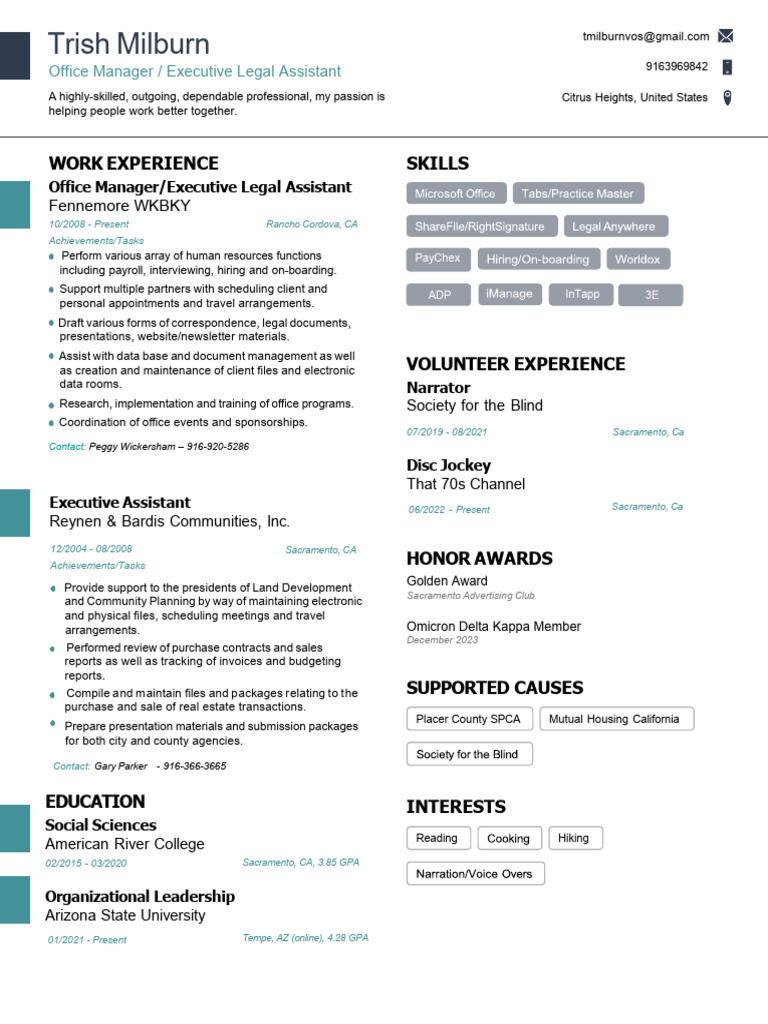 Trish Milburn - Resume 2024 | PDF | Business