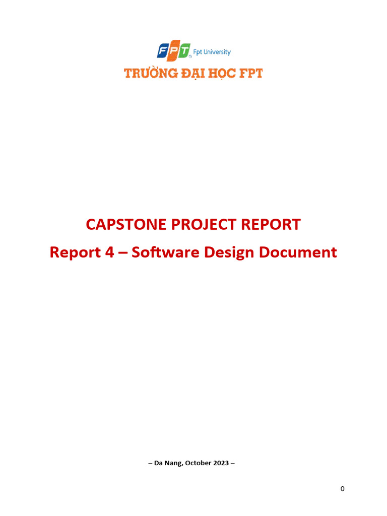 Report4 - Software Design Document | PDF | Databases | Information Technology