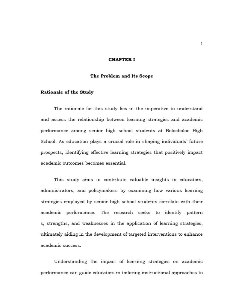 Unfinishedresearch | PDF | Reading Comprehension | Learning