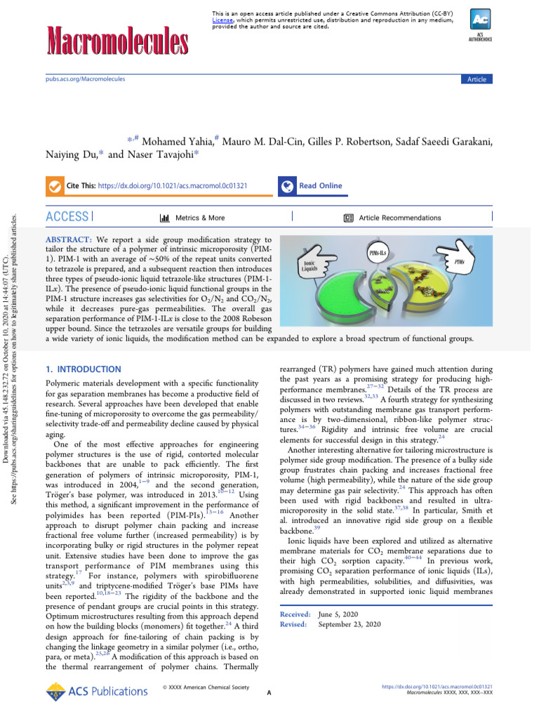 Macromolecules - Justify New Findings | PDF | Polymers | Proton Nuclear ...