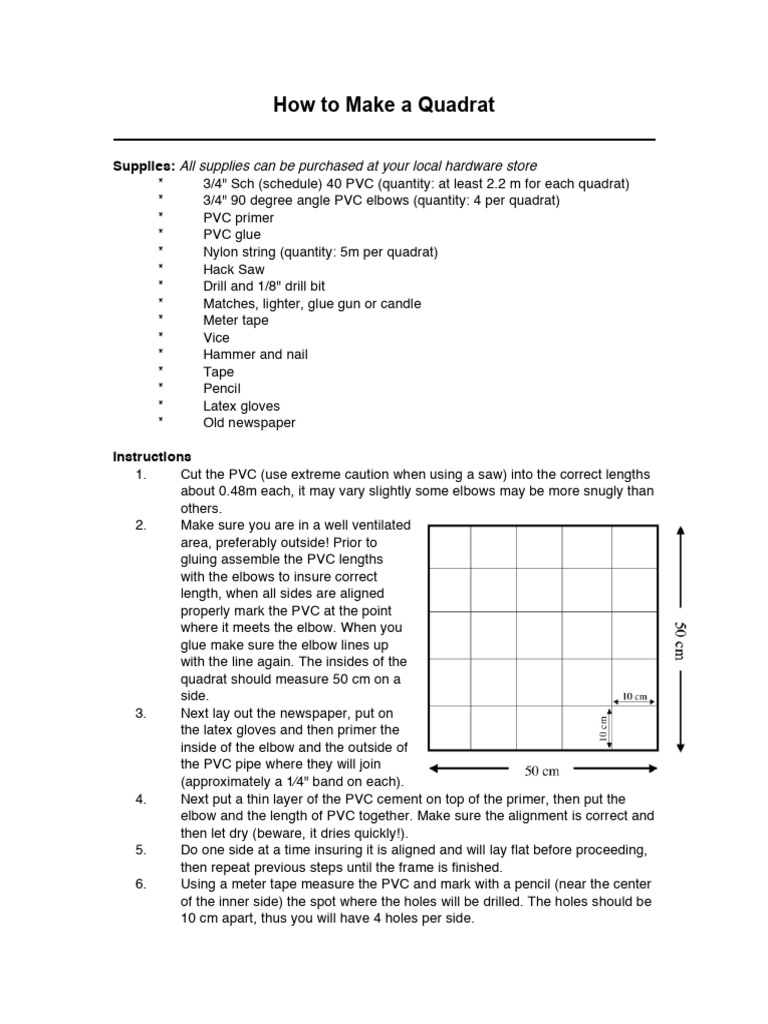 Build Quadrat | PDF | Knot | Rope