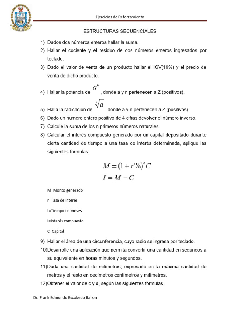 Ejecicios para El Cuaderno | PDF | Matriz (Matemáticas) | Matemáticas
