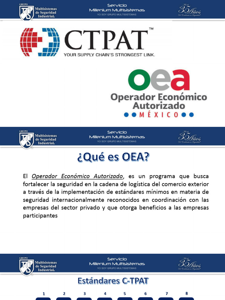 C Tpat y Oea | Descargar gratis PDF | Logística