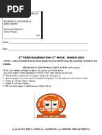 2025 Bece Rme Questions | PDF