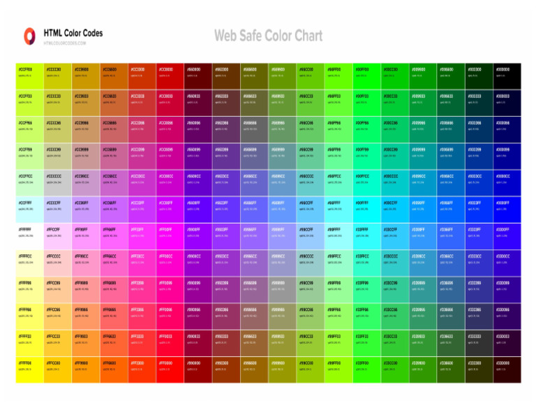 Colores HTML | PDF