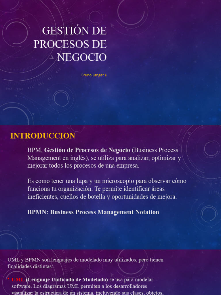 Gestion de Procesos de Negocio - Primera Unidad BPMN | PDF | Gestión de Procesos de Negocio ...