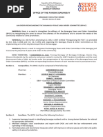 Minutes of Lupon Tagapamayapa | PDF