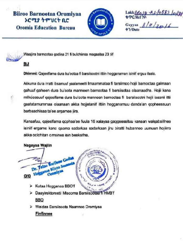 Qajeelfama Lakk 1,2016 | PDF