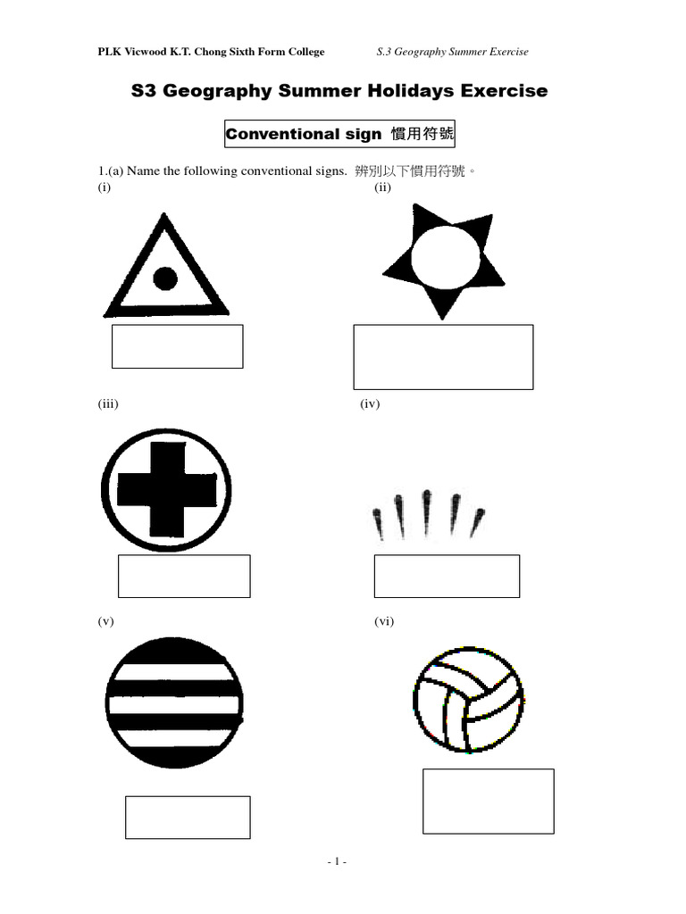 S3 Geography Summer Tasks | PDF