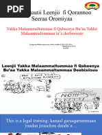 Lakk 8 2016 Dambii Kaffaltii AS Manneen Murtii Oromiyaa Lakk 8 2016 | PDF
