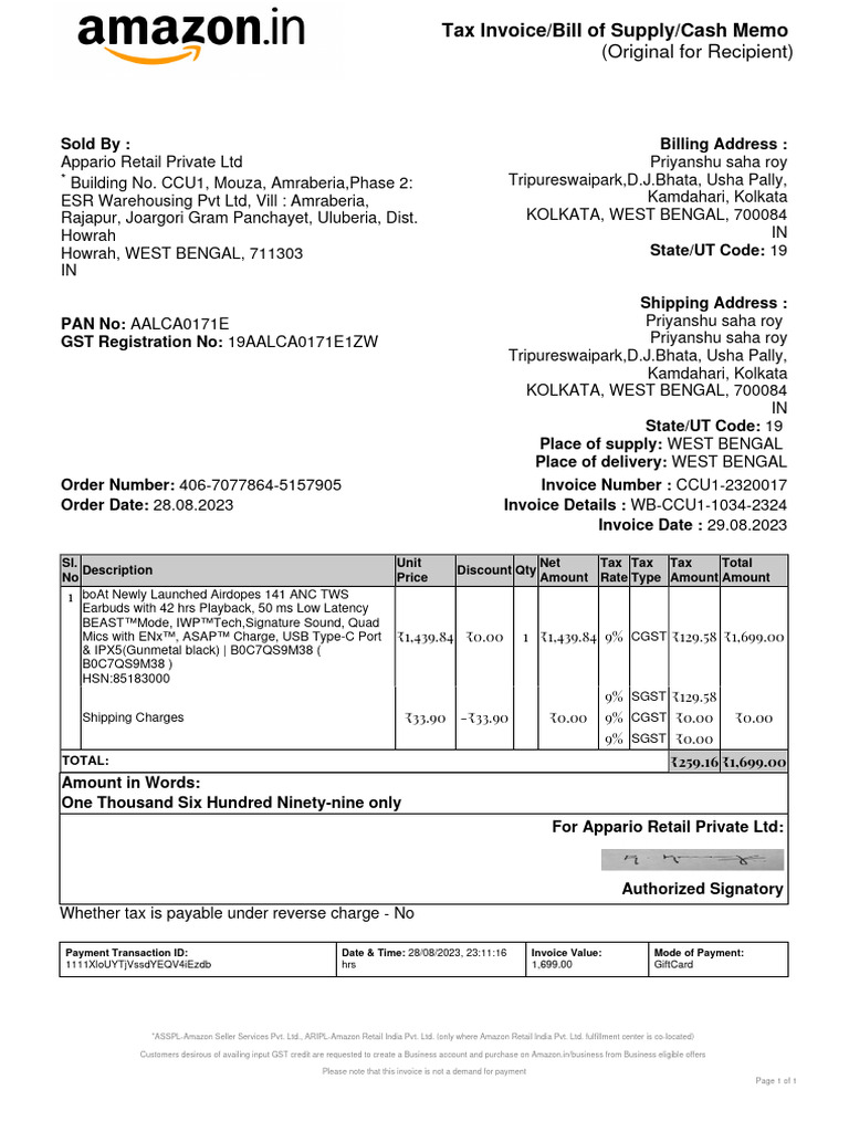 invoice | Download Free PDF | Invoice | Government Finances