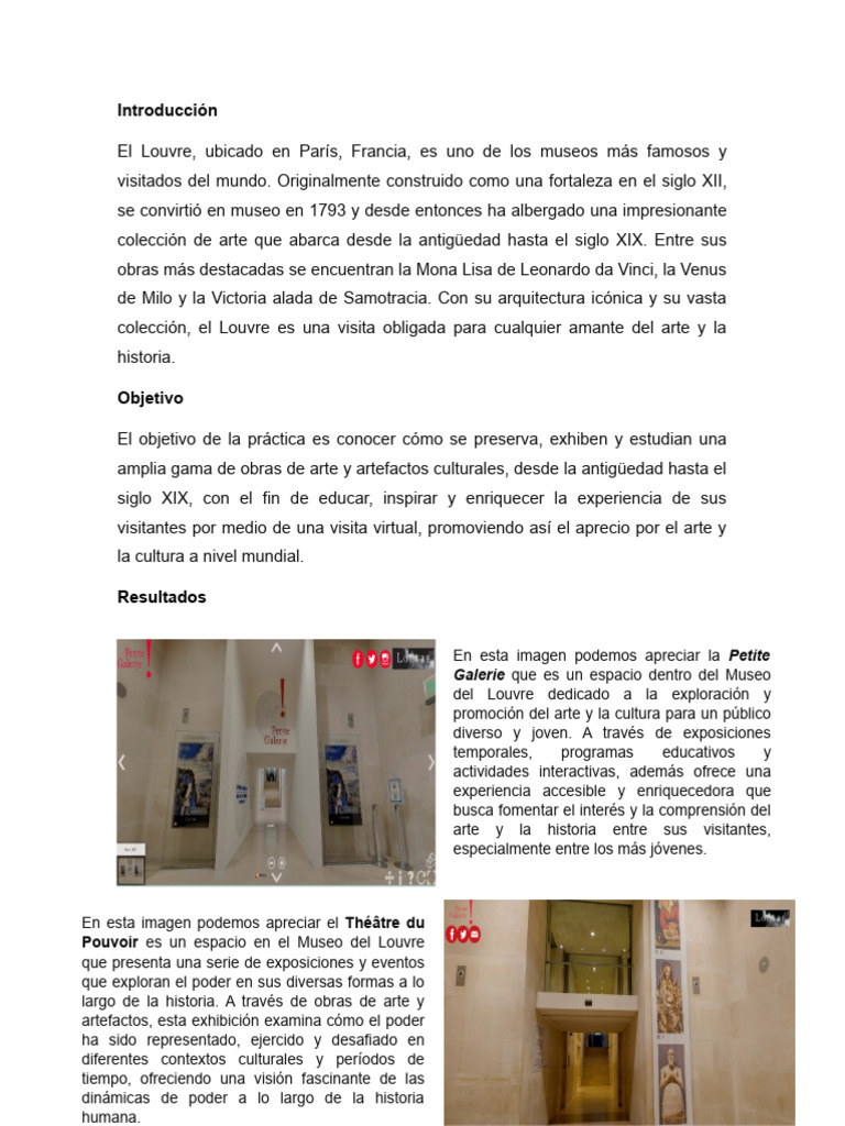 Trabajo3 Museos | PDF | Museo | Lumbrera