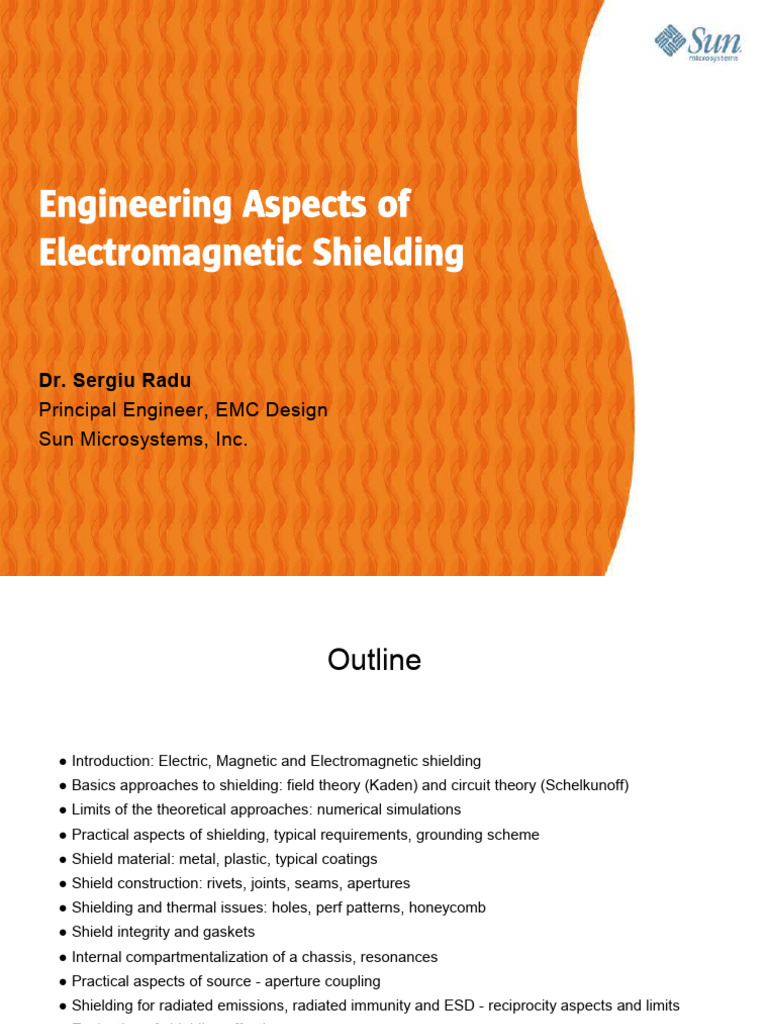 Engineering Aspects of Electromagnetic Shielding | PDF ...