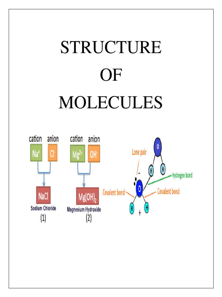 Structure of Molecules | PDF | Ion | Chemical Bond