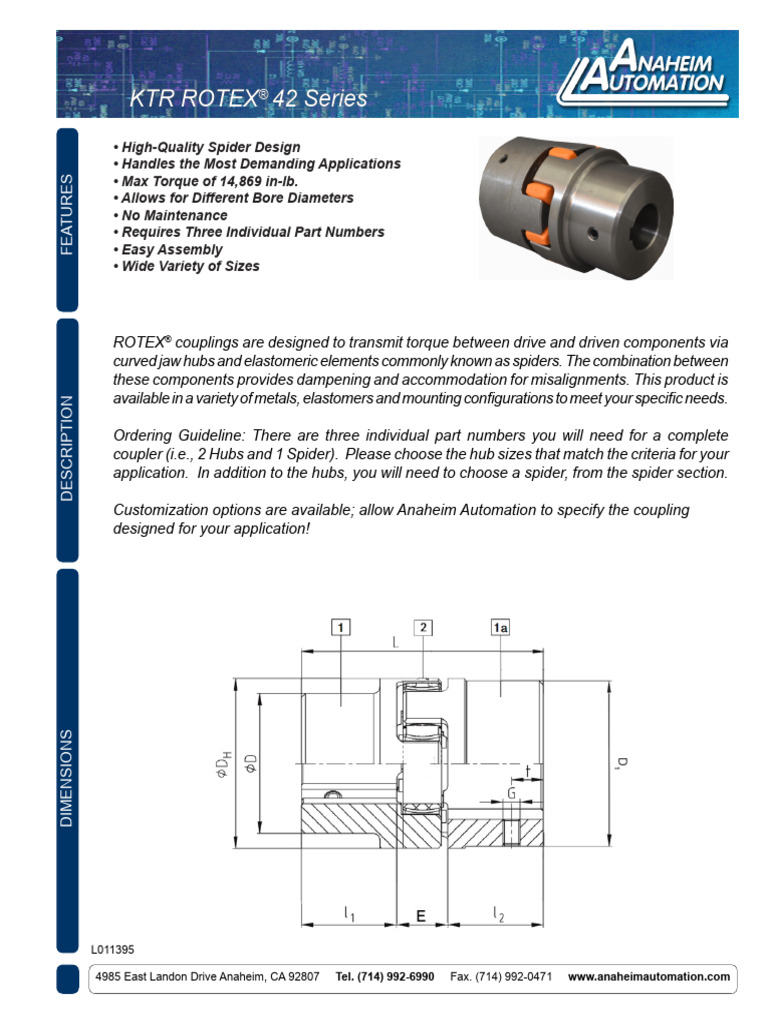 L011395 - Rotex Standard 42 Series | PDF | Manufactured Goods ...