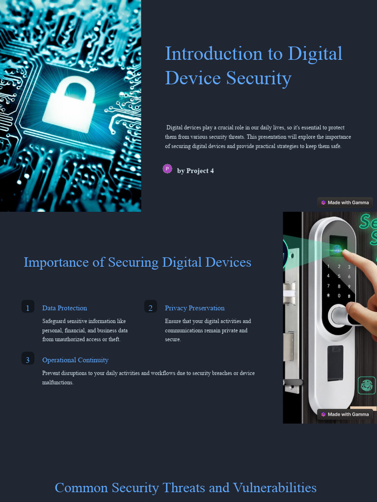 Introduction To Digital Device Security | Download Free PDF | Computer ...