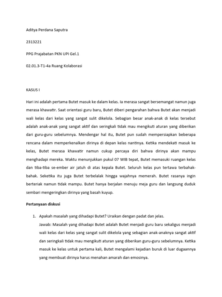 Aditya Perdana - 02.01.3-T1-4a Ruang Kolaborasi-WPS Office | PDF | Pengembangan Diri