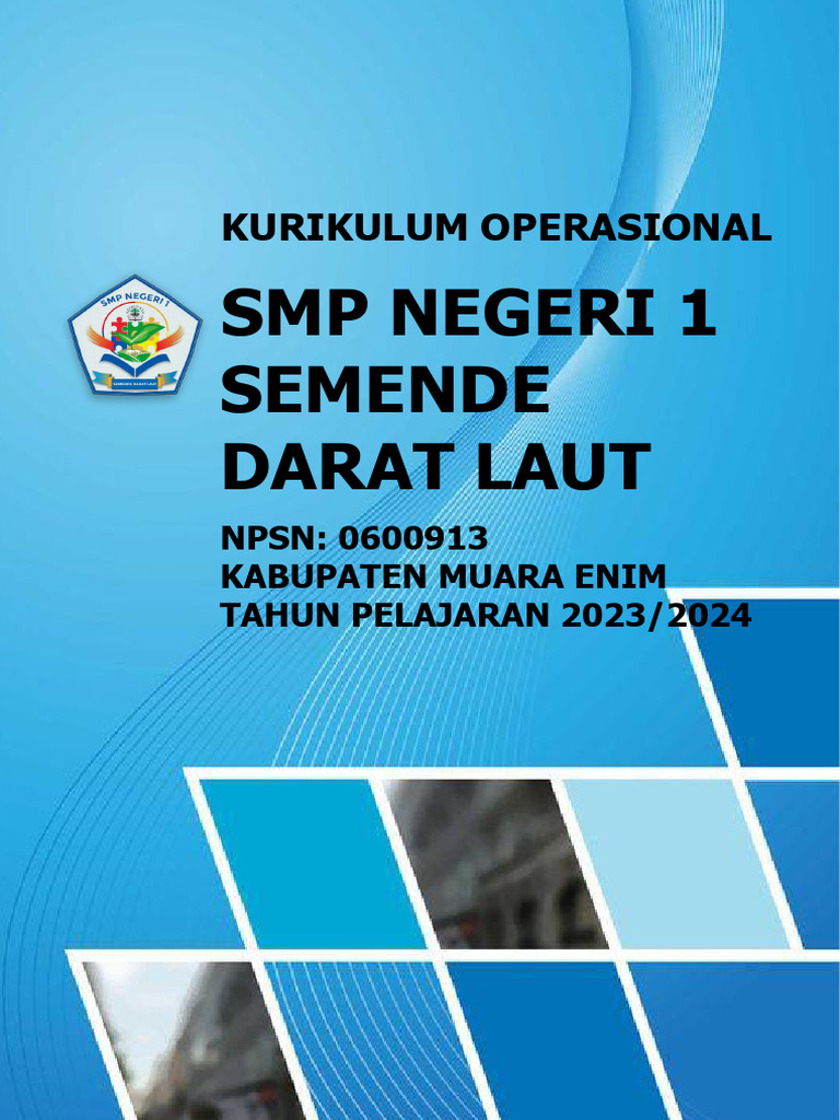 Cover Satuan Pendidikan | PDF