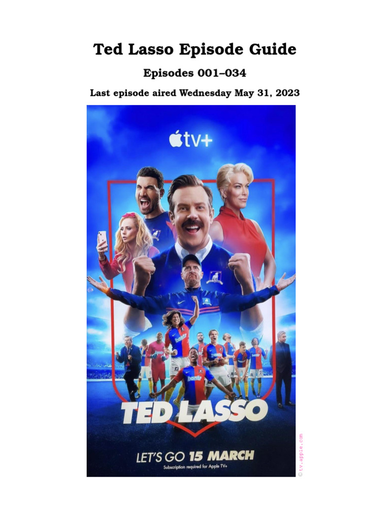 Ted Lasso | PDF | Television Shows