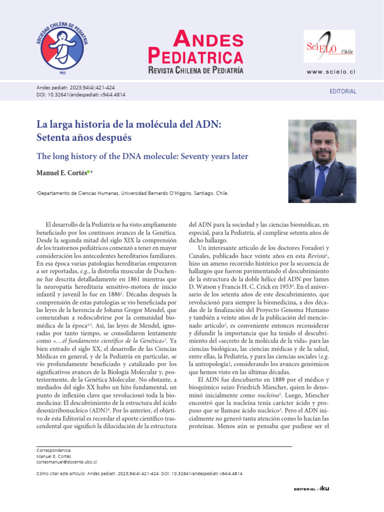 Estructura Del ADN | PDF | Adn | James Watson