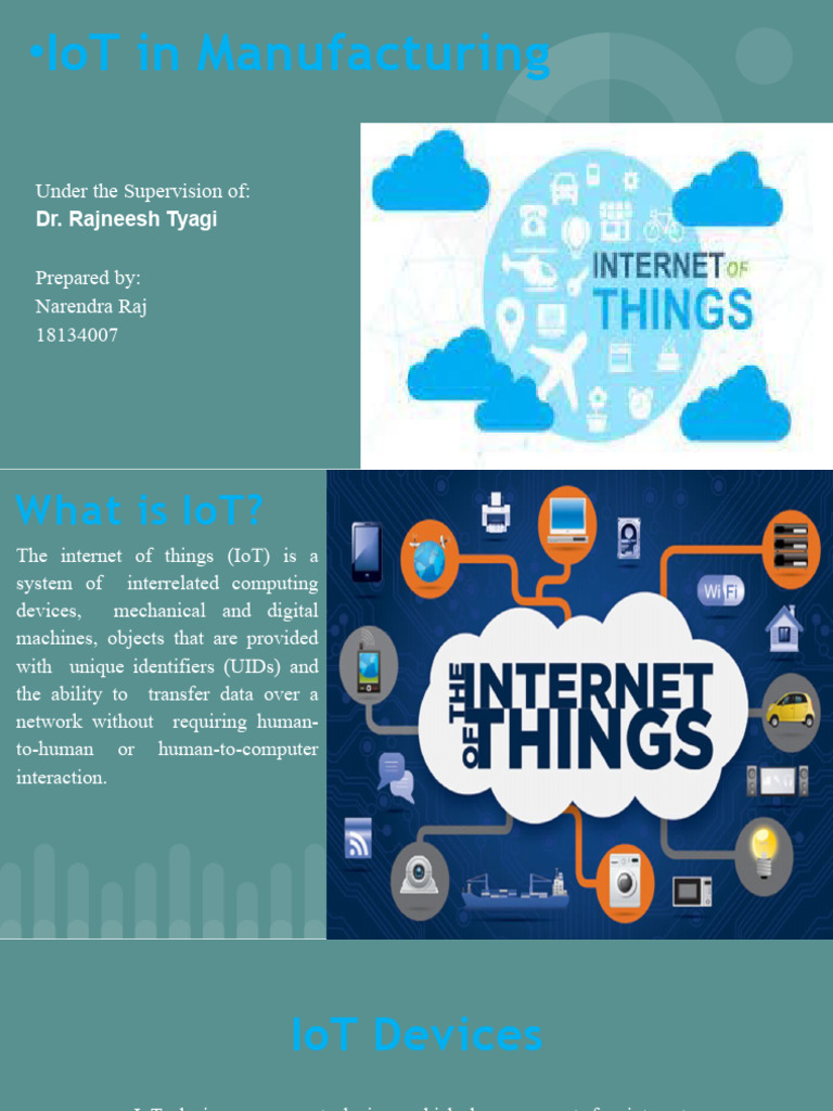 IoT in Manufacturing | PDF | Internet Of Things | Engineering