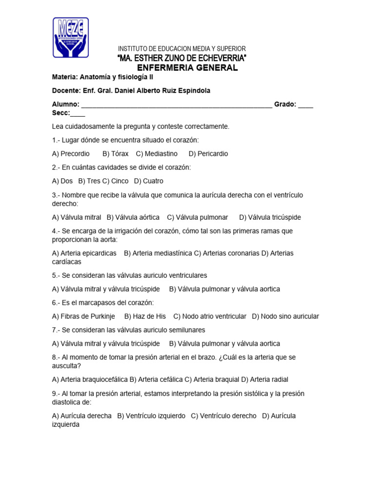 Anato II | PDF | Corazón | Ventrículo (corazón)