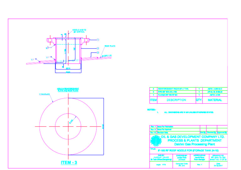 Roof Nozzle 8inch-SHET.17 of 20-Model | PDF