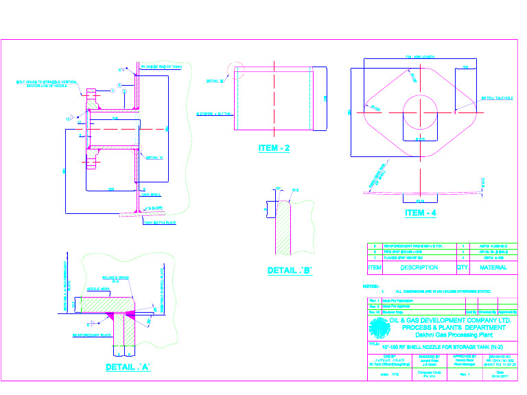 Shell Nozzle 10inch-SHT.11 of 20-Model | PDF