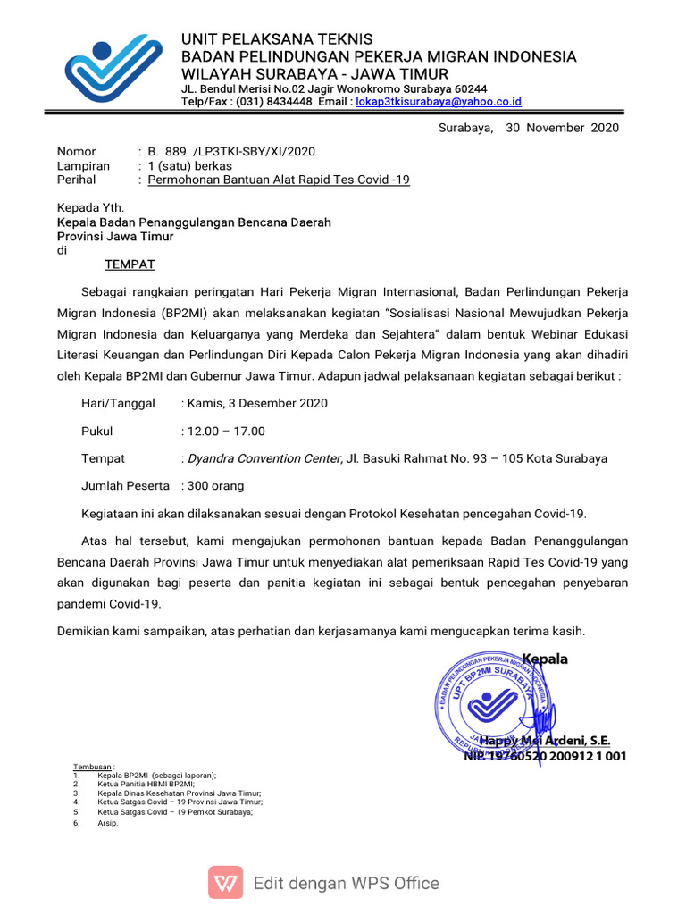 Surat Rapid BPPD Fix | PDF