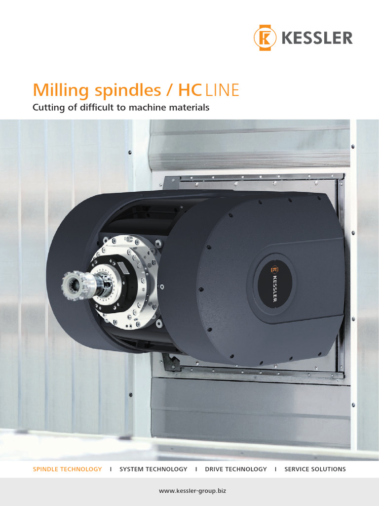 Kessler Spindle Hc-Line en | PDF | Bearing (Mechanical) | Machines