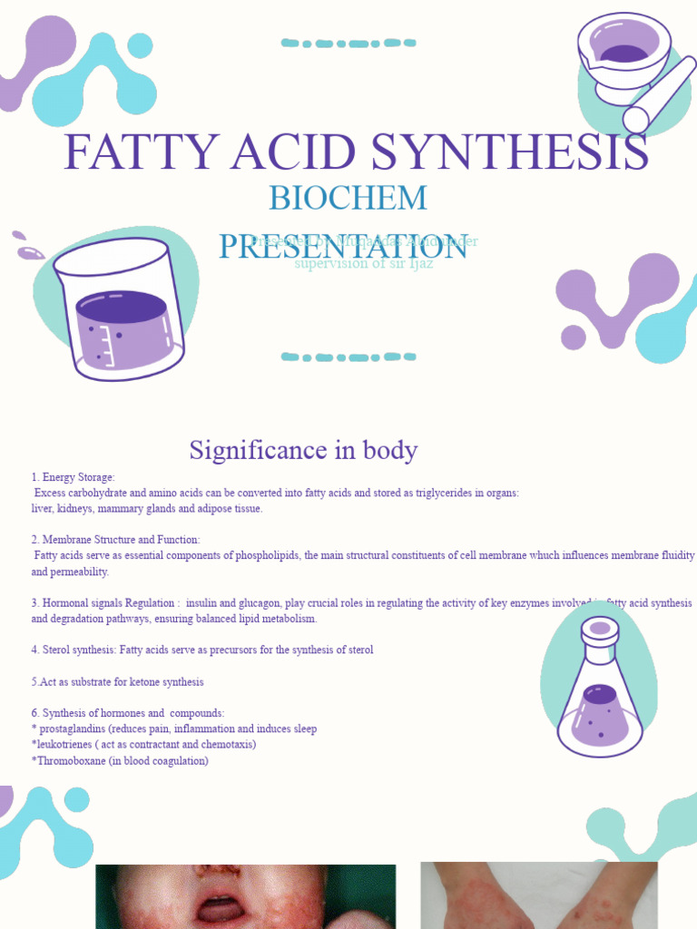 Fatty Acid Synthesis Overview and Disorders | PDF | Fatty Acid ...