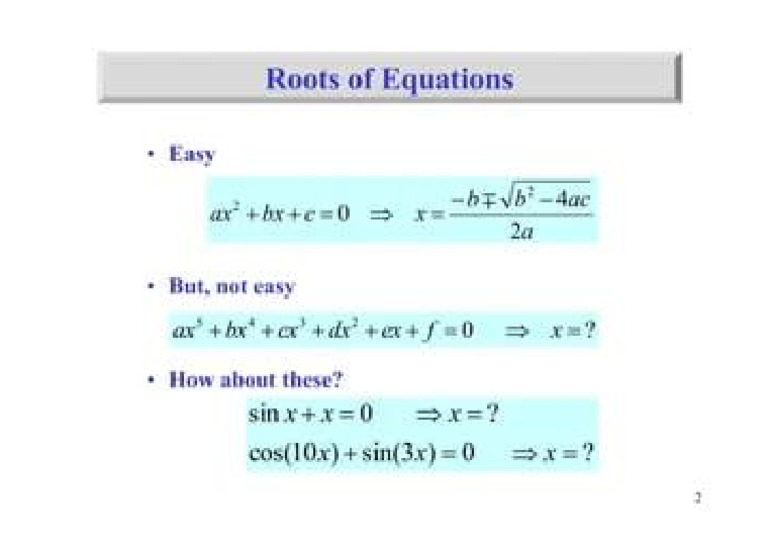 Applied Numerical Methods Lec4 2 320 | PDF