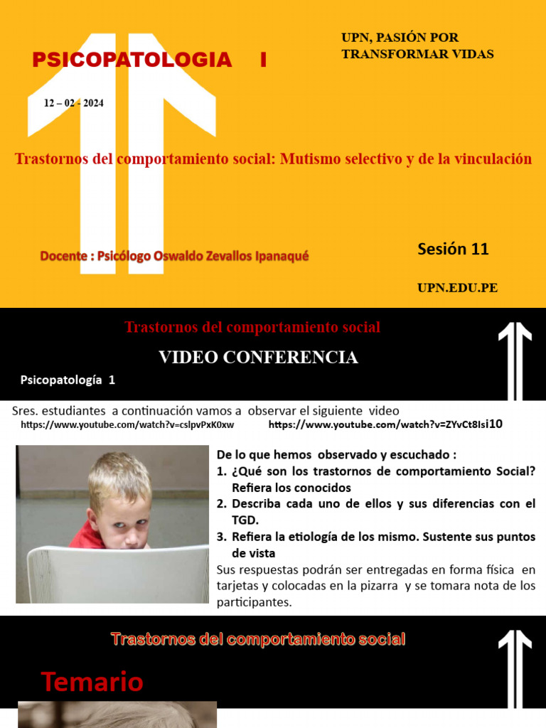 Sesion 11 - 2024 - Ozi | Descargar gratis PDF | Trastorno de ansiedad | Ansiedad