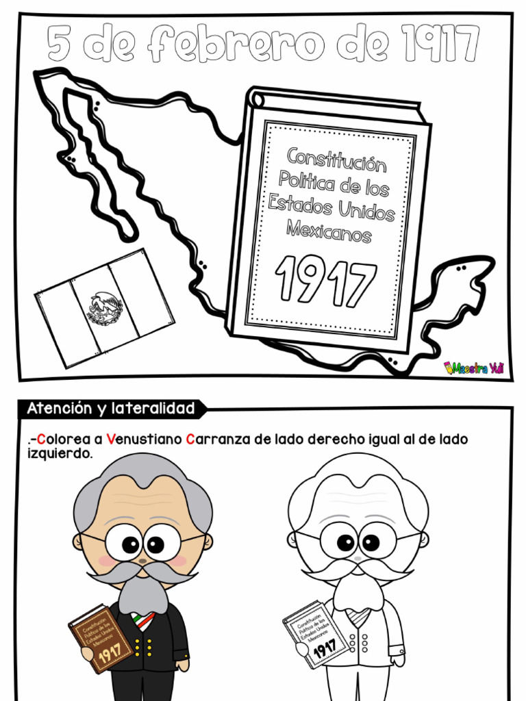 Constitución Mexicana. 5 de Febrero. Maestra Yuli | PDF