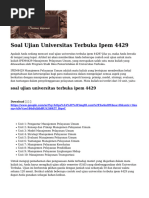 45 Soal UAS UT Perilaku Organisasi ADPU4431 Ilmu Administrasi Negara | PDF