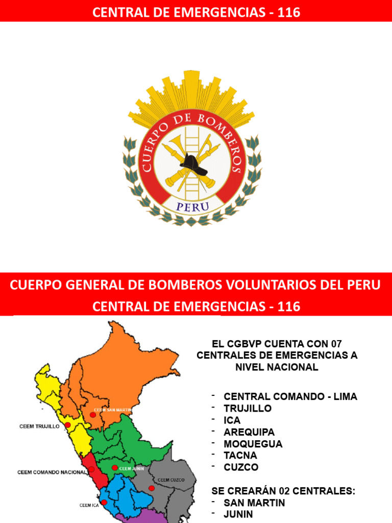 Central de Emergencias Bomberos 116 | PDF | Bombero