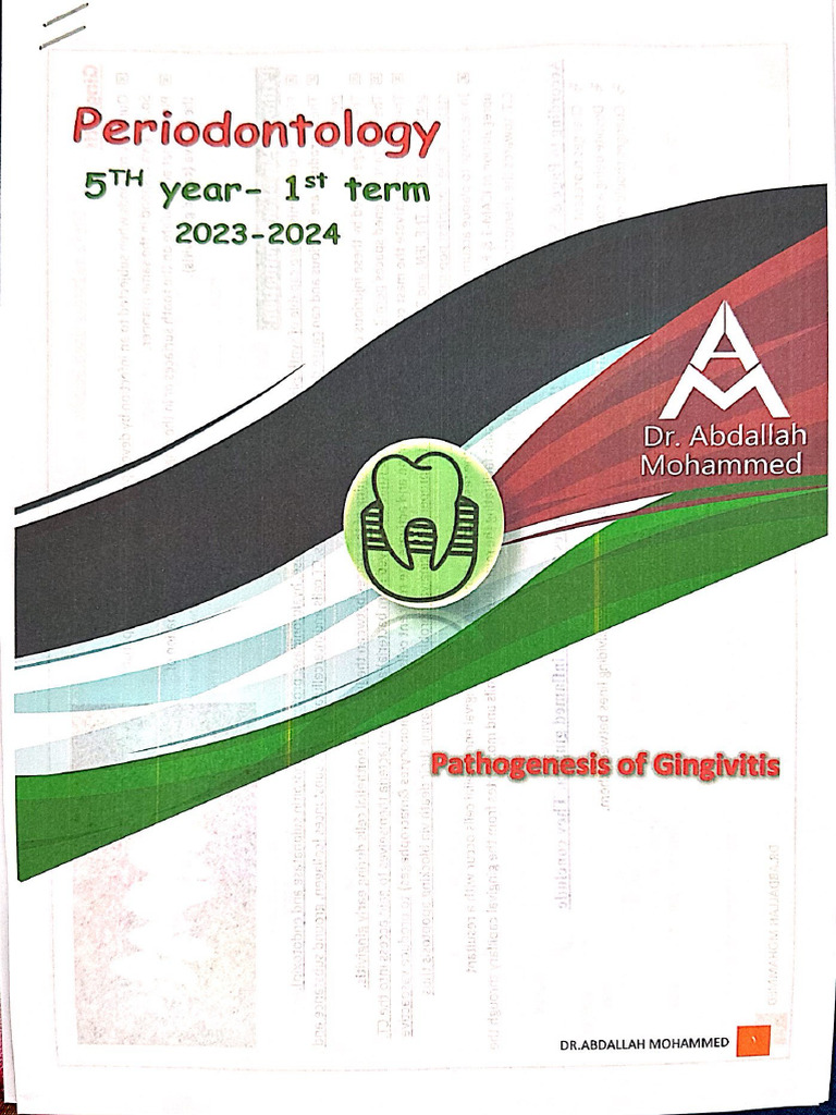 (Perio) Pathogenesis of Gingivitis | PDF