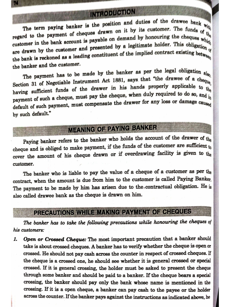 Paying Banker Module 3 | PDF