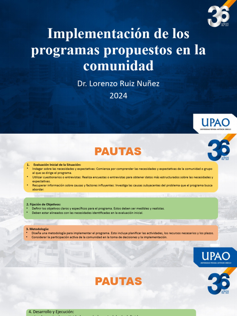 Expo 2 Pro y Pre | PDF | Planificación | Evaluación