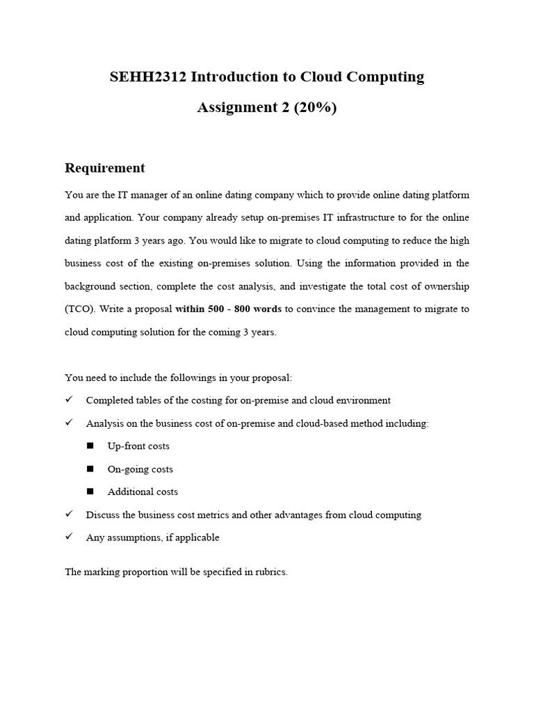 Assignment 2 Specification 2 | PDF | Cloud Computing | Software Engineering