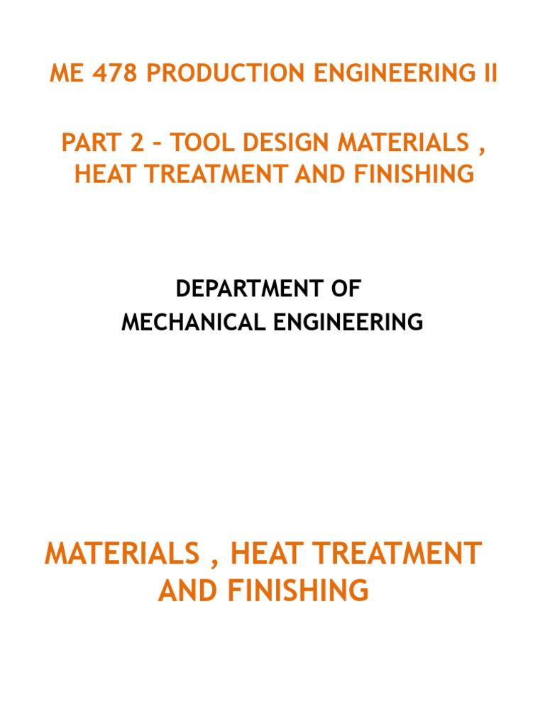 Tool Design: Materials & Welding Techniques | PDF | Cast Iron | Steel