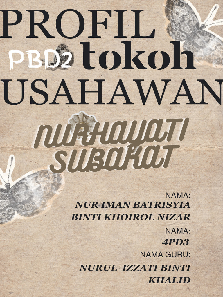Contoh Profil Tokoh Usahawan | PDF | Karier & Perkembangan