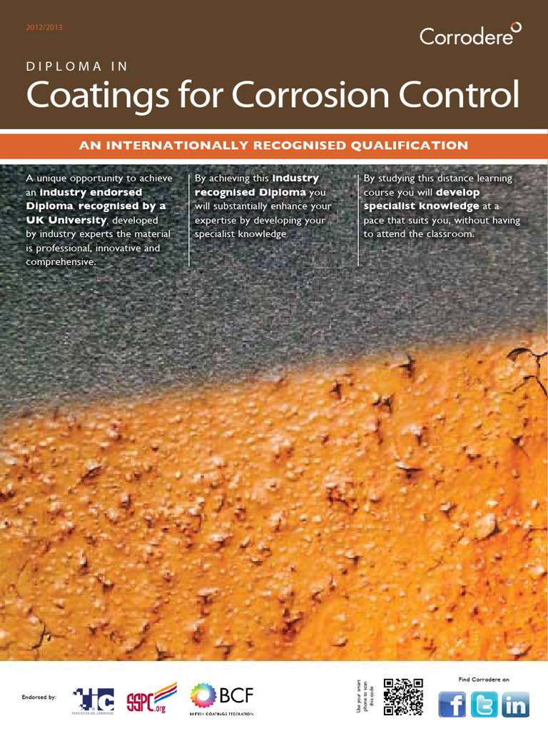 Corrodere Diploma - Brochure Jan2013 | PDF | Paint